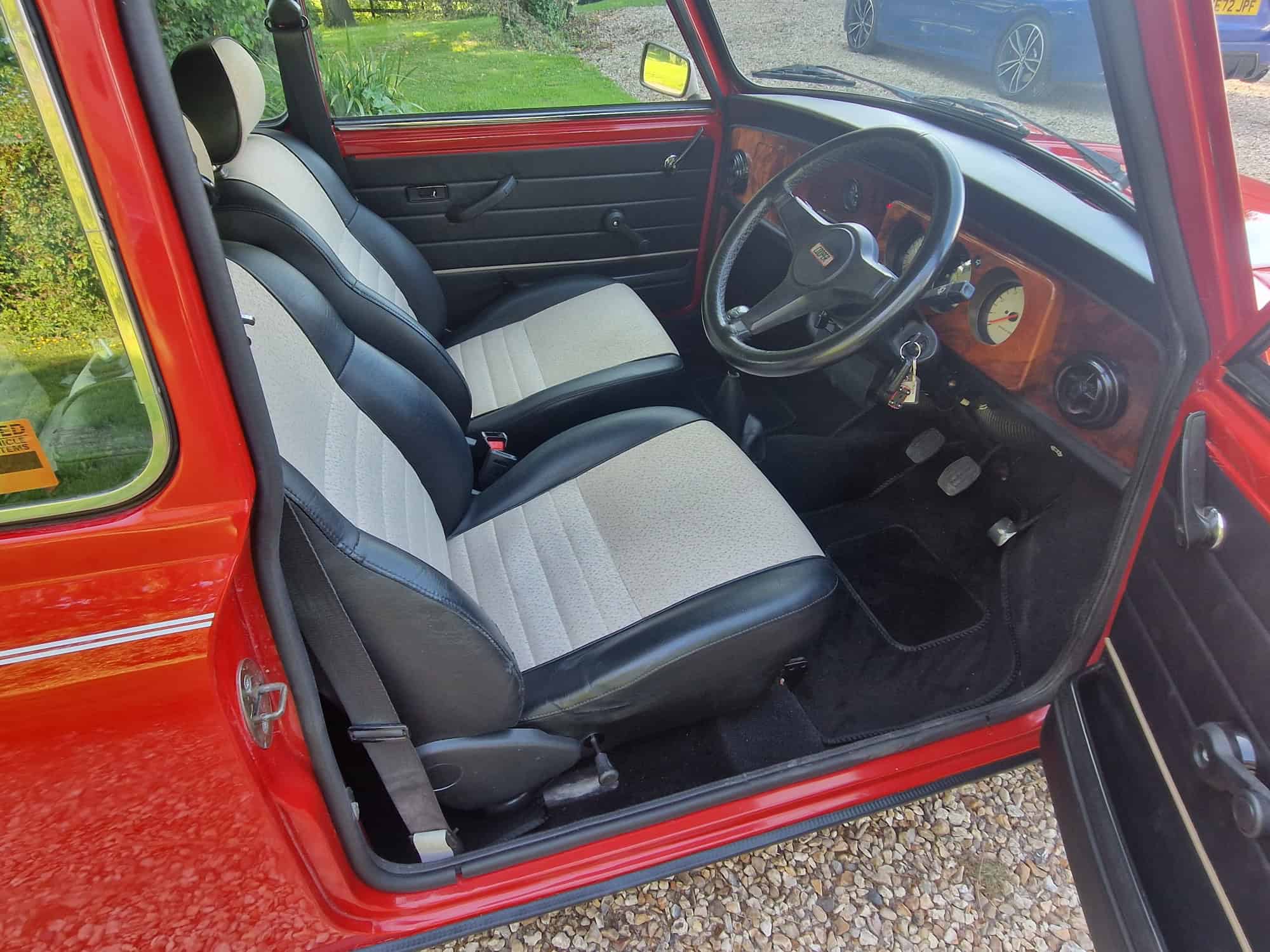 1996 Rover Mini Cooper In Classic Red and White On Just 24950 Miles ...