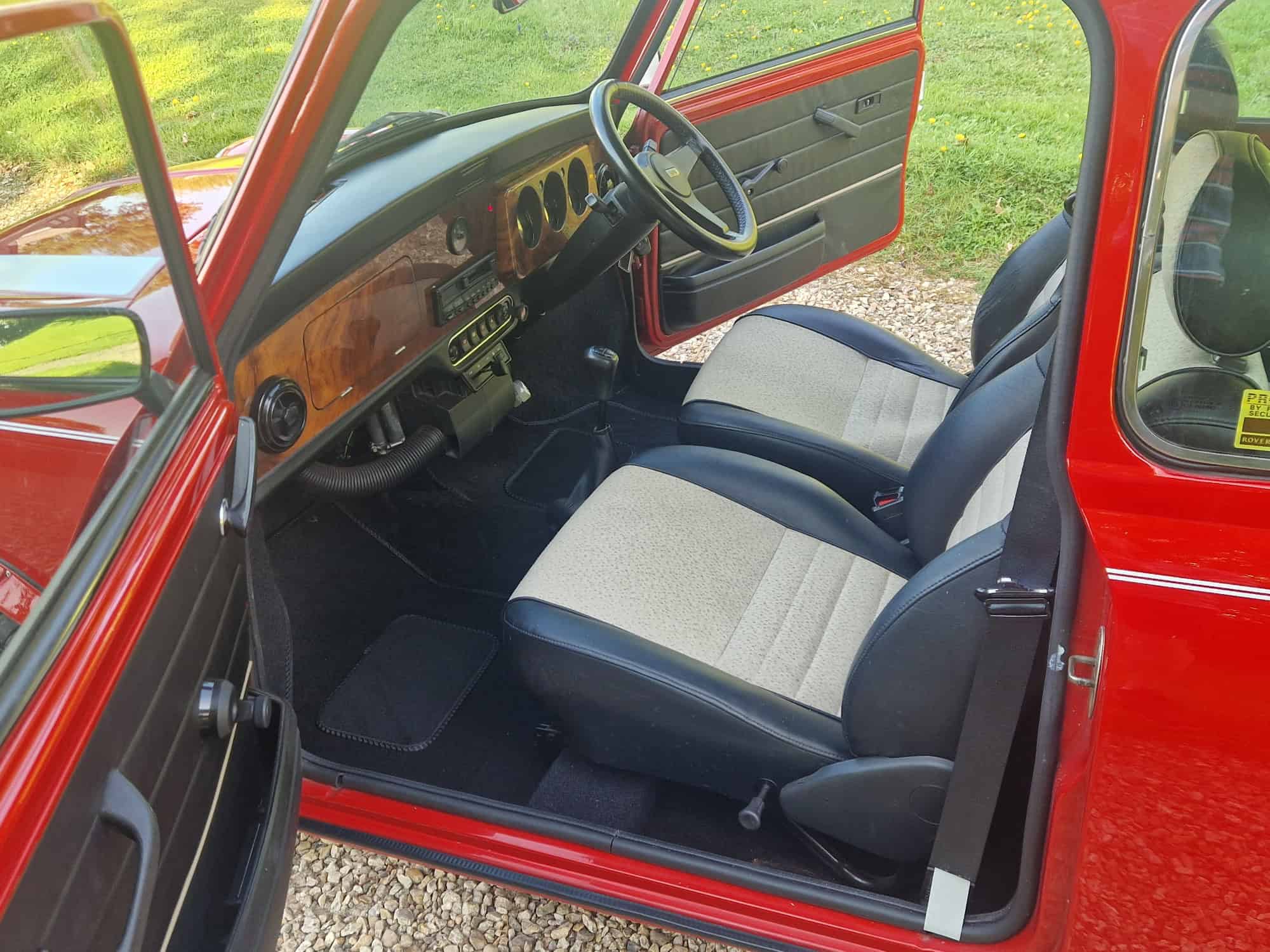 1996 Rover Mini Cooper In Classic Red and White On Just 24950 Miles ...